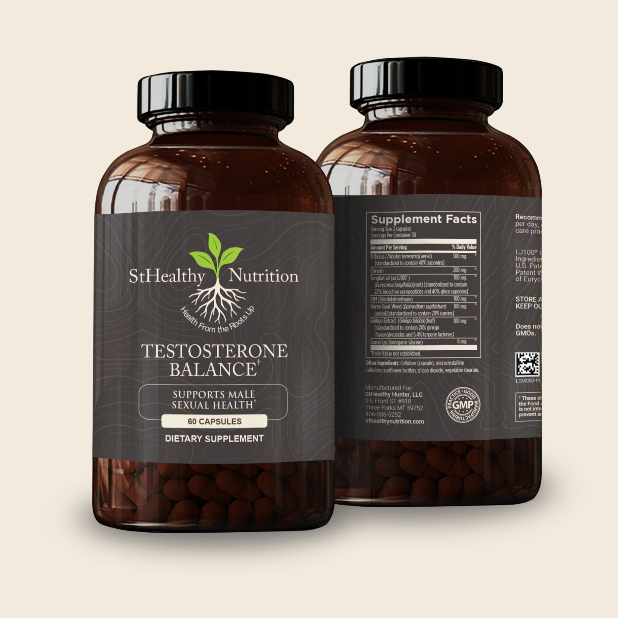 Testosterone Support Supplement | Natural Vitality & Hormone Balance ...